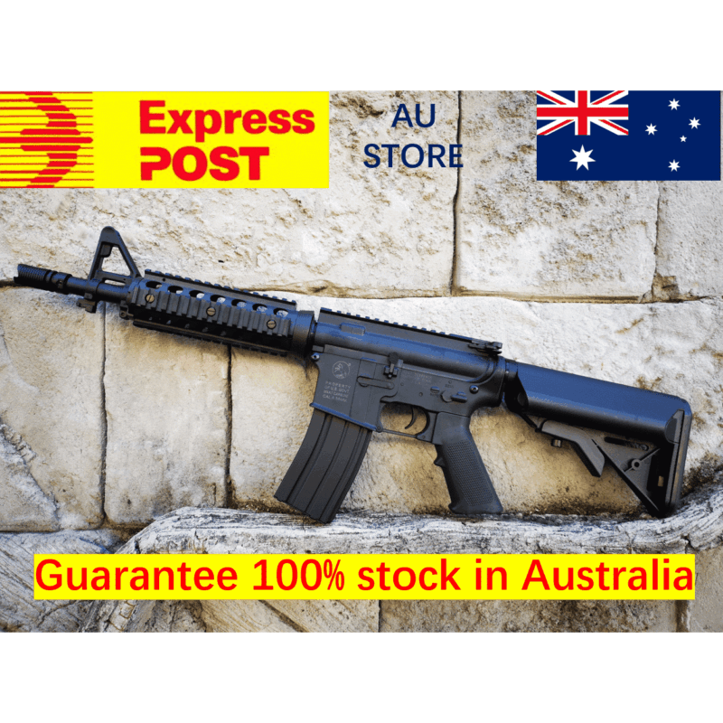 CYMA M4 V10-Gel Blaster M4 CQB-R SOPMOD LiPo Ready AEG (Package: Black ...